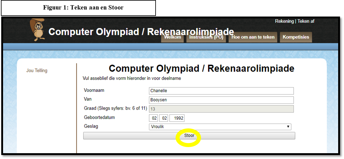 Computer Olympiad / Rekenaarolimpiade - Titel